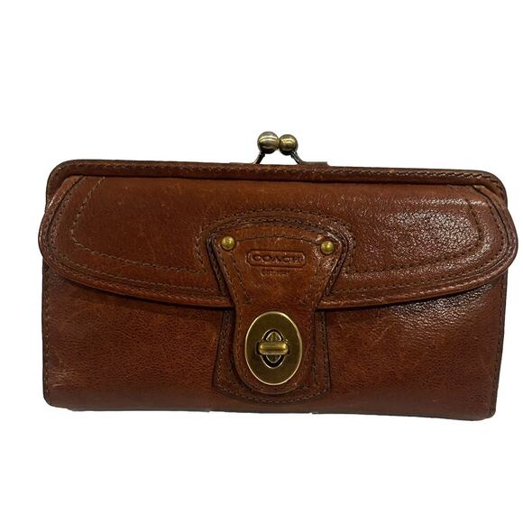 Coach | Bags | Coach Gigi Whiskey Brown Leather 65th Anniversary ...